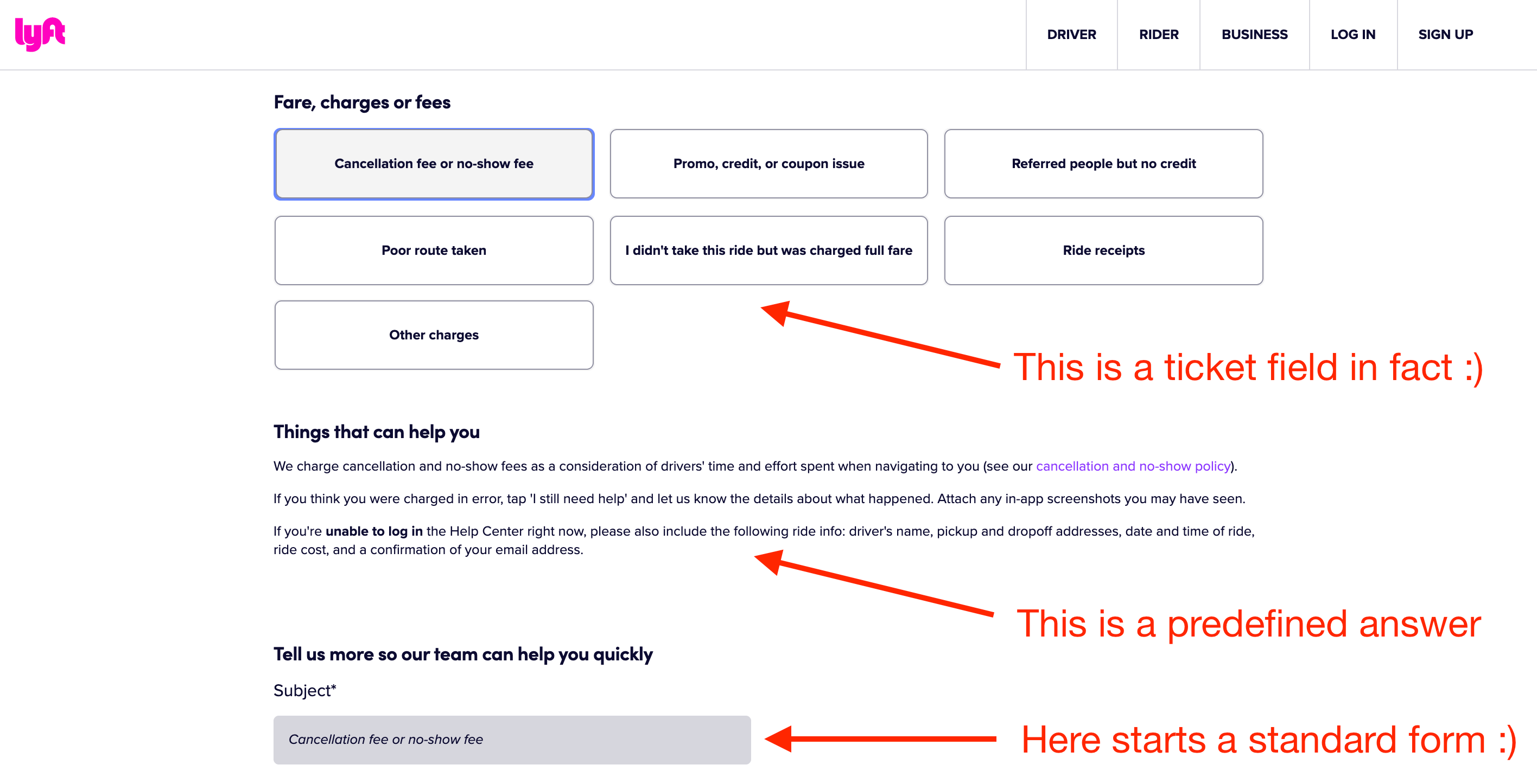 Predefined Answers In Your Help Center Webform Zendesk Tip Pythia Blog